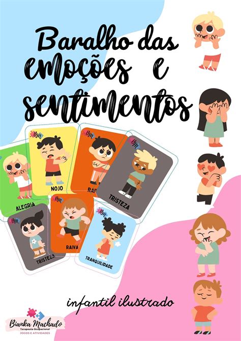 Baralho Das Emoções Para Imprimir Pdf BRAINCP