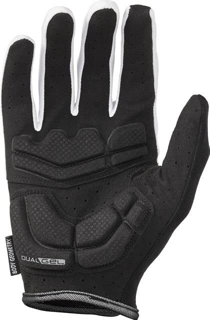 Specialized Men S Body Geometry Dual Gel Long Finger Gloves White M
