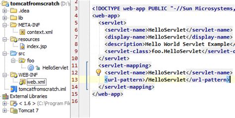 intellij idea deploy a simple java servlet no jsp to tomcat 7 stack overflow