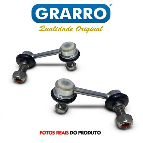 Par Bieleta Barra Tirante Estabilizadora Suspensão Traseira Fiat