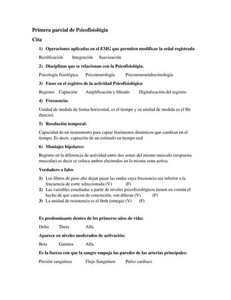 Primera parcial de Psicofisiológia Marlene uDocz