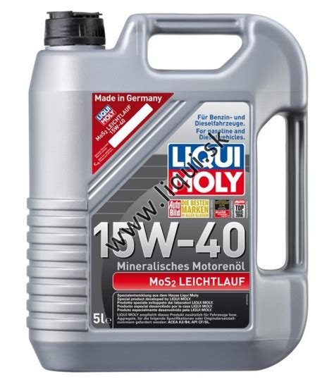 LIQUI MOLY LEICHTLAUF MOS2 15W 40 5l 2571 Liqui Sk