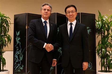 Top US Diplomat Blinken Meets China S VP Han At U N Amid Strained Ties