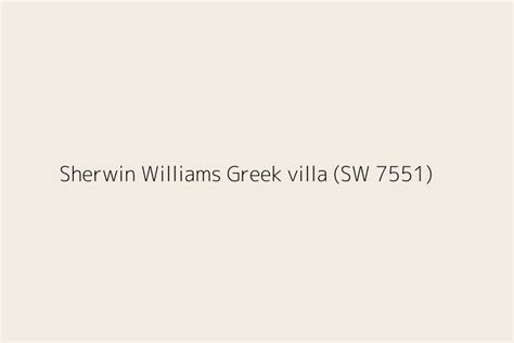 Sherwin Williams Greek Villa SW 7551 Color HEX Code