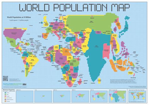Map Of World By Population Trixy Hermione