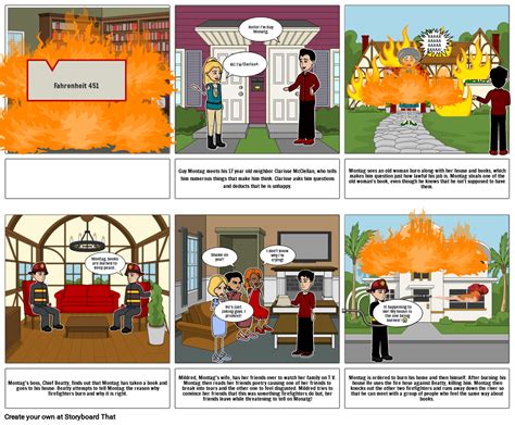 Fahrenheit 451 Storyboard By Emonie