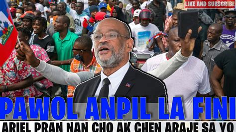 Pawol Anpil La Fini Popilasyon An Kraze Sa Plat Konsa La Ariel Henry Al