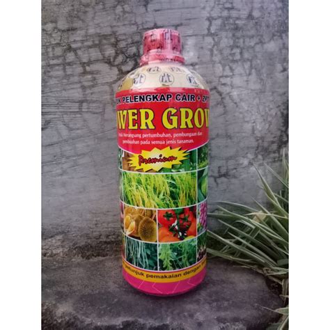 Jual Pupuk Pelengkap Cair ZPT Power Grow 1 Liter Shopee Indonesia