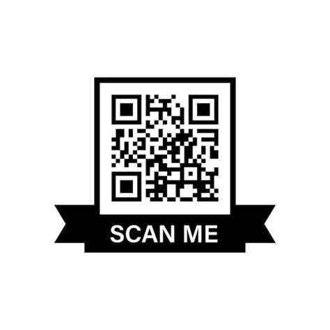 Quadro de código qr para digitalização ícone preto no pano de fundo