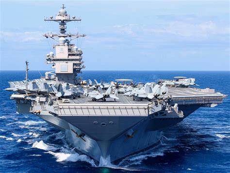 Seberat 100 000 Tan USS Gerald R Ford Memulakan Kerahan Pertama