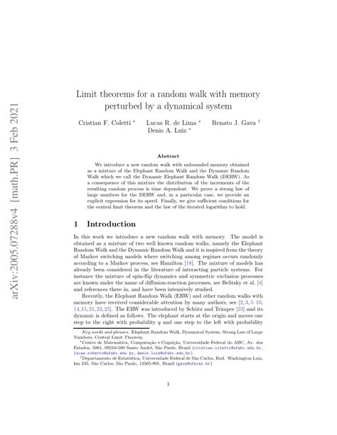 pdf limit theorems for a random walk with memory perturbed by a dynamical system