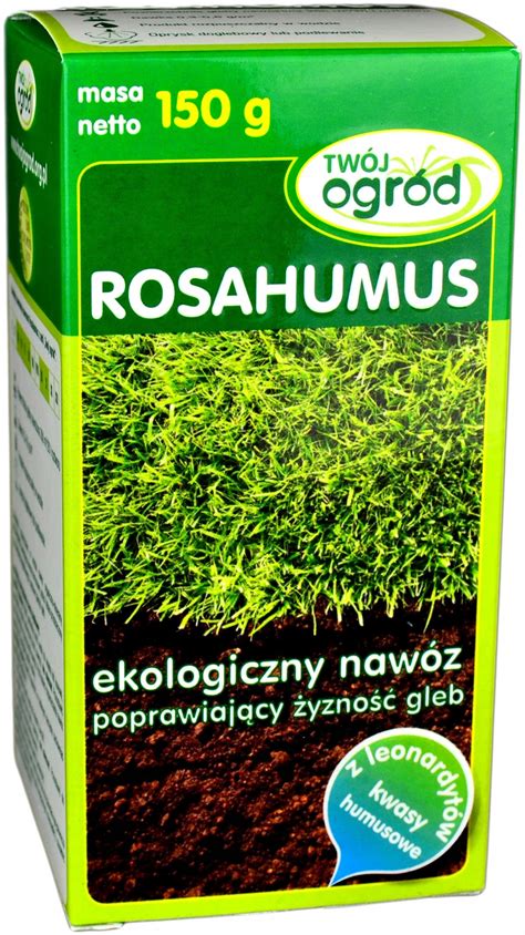 Twój Ogród Rosahumus 150g kwasy humusowe nawóz EKO Rosahumus 150g