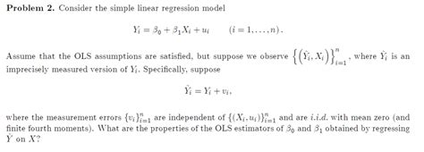solved problem 2 consider the simple linear regression