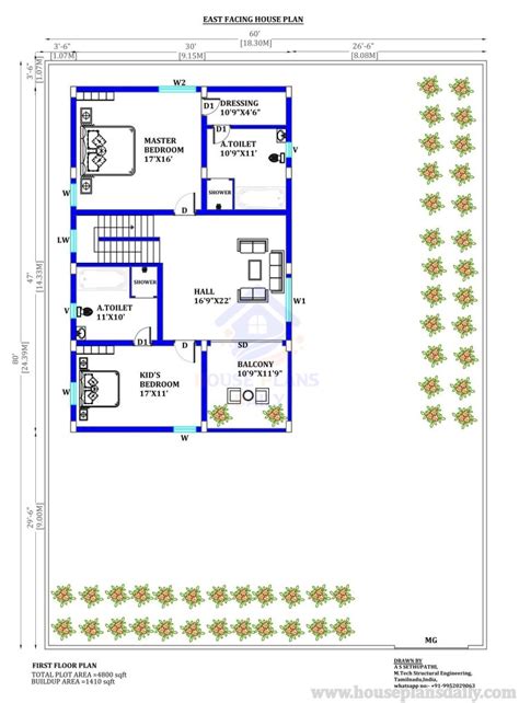 East Facing Vastu House Plans Vastu Ke Anusar Ghar Ka Naksha House