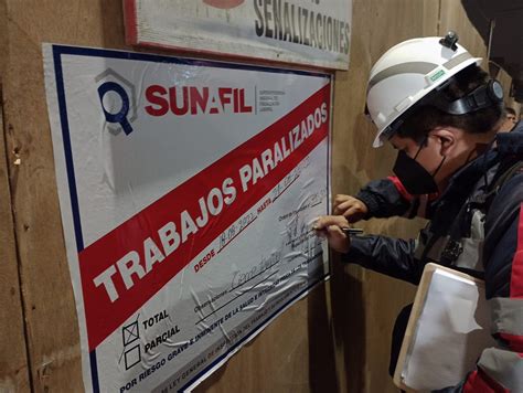 SUNAFIL PERÚ on Twitter NotaDePrensa La Sunafil paralizó una obra