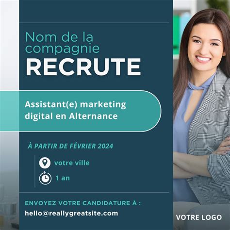 Exemples dannonce de recrutement originale modèles gratuits Canva