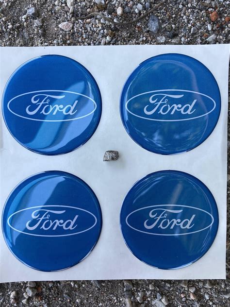 Set Of 4 Ford High Quality 3D Domed Center Wheel Cap Silicone Etsy