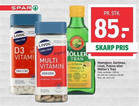 Livol Multi Vitaminer Tilbud Hos Spar