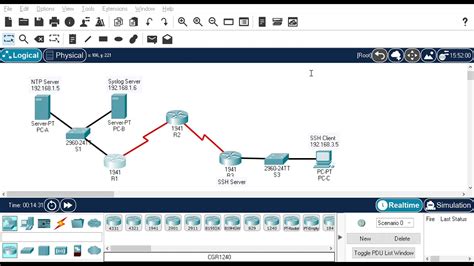Packet Tracer Configure Cisco Routers For Syslog Ntp And Ssh