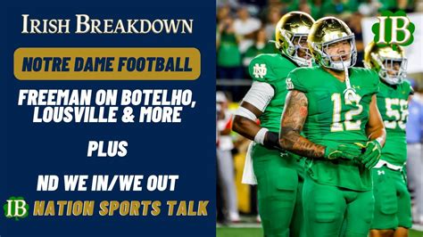 IB Nation Sports Talk Marcus Freeman Comments And Notre Dame Football