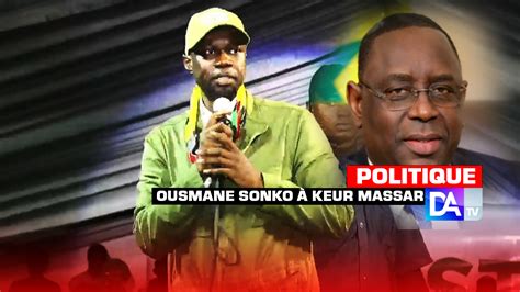 Ousmane Sonko à Keur Massar Nous avons atteint le terminus Jai
