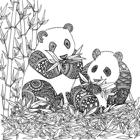 Desenhos De Pandas Para Imprimir E Colorir