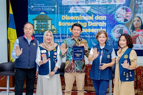 Tangani Thalassemia FKM UNAIR Jajaki Kerja Sama Dengan Rotary Club