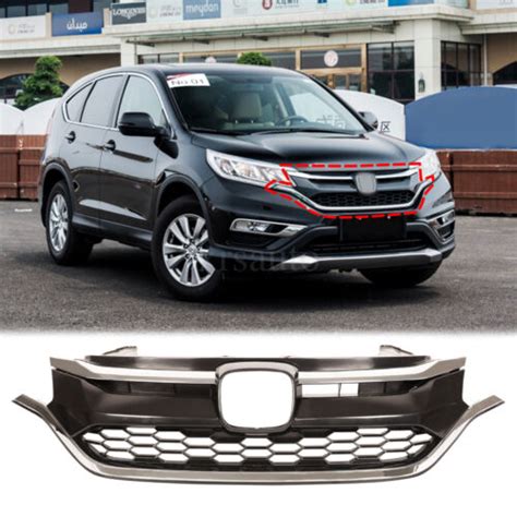 For 2015 2016 Honda CRV CR V Front Bumper Mesh Grille Hood Grill W