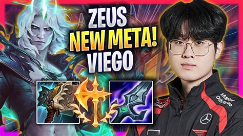 ZEUS CRAZY NEW META VIEGO TOP T1 Zeus Plays Viego JUNGLE Vs Lee Sin