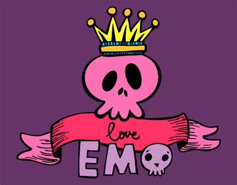 Dibujo de emo love pintado por Xiiomy en Dibujos net el día 13 06 12