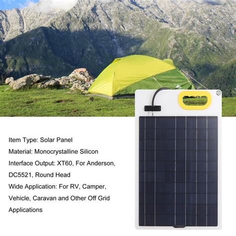 Panneau Solaire Portatif Chargeur Solaire Portatif De Panneau Solaire