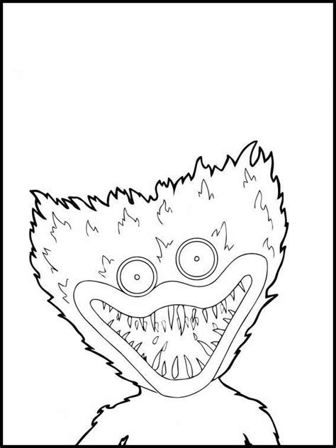 Free Printable Coloring Book Huggy Wuggy 11 Printable Coloring Book