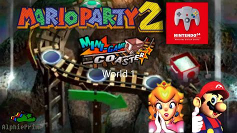 Mini Game Coaster World 1 Mario Party 2 Nintendo 64 Nintendo