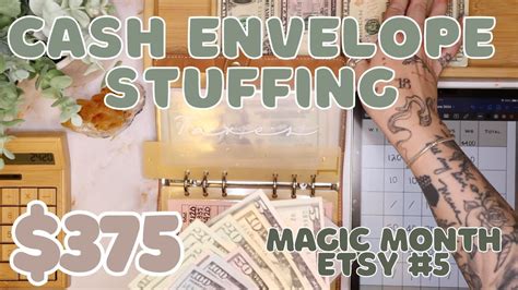 375 Cash Envelope Stuffing Magic Month Etsy Paycheck 5 24 Year