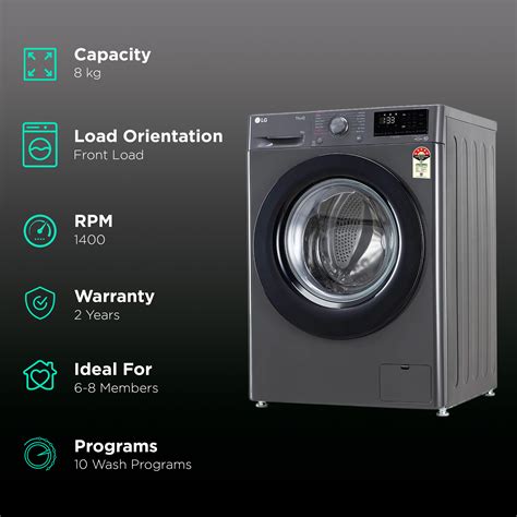 Buy LG 8 Kg 5 Star Fully Automatic Front Load Washing Machine