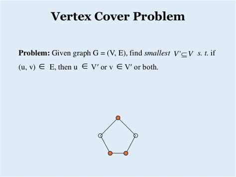 vertex cover problem