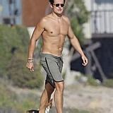Orlando Bloom Shirtless At Beach October 2015 POPSUGAR Celebrity