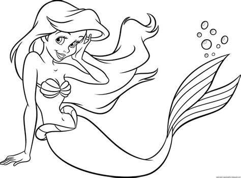 Ausmalbilder Arielle Kostenlose Ausmalbilder Mermaid Coloring