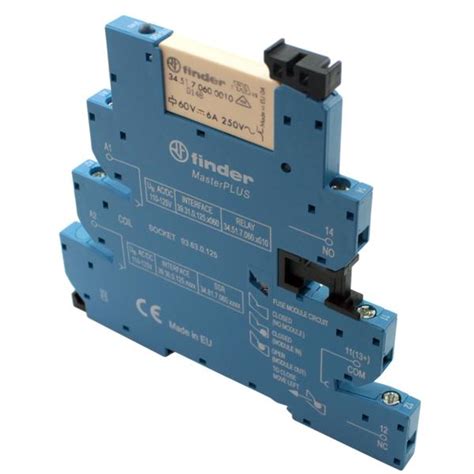 Relé Modular de Interface Finder 39 31 0 125 0060 Eletropeças