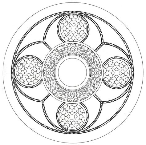 Coloriage Merveilleux Mandala Celtique T L Charger Et Imprimer