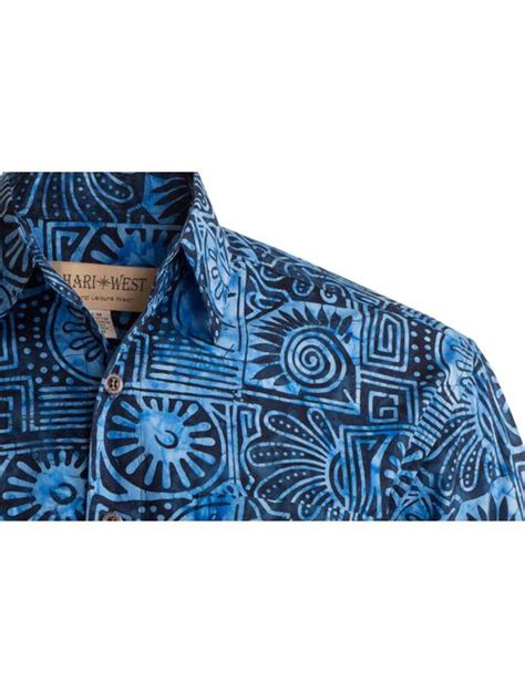 Buy Johari West Antigua Summer Tropical Hawaiian Batik Shirt Online