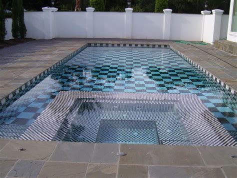 Black And White Swimming Pool Tile Google Search Outdoor Mosaic Tiles