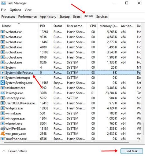 7 Ways To Fix System Idle Process High CPU In Windows 11