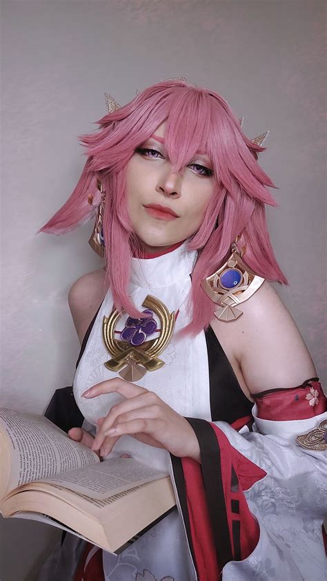 Yae Miko Cosplay Genshin Impact HoYoLAB