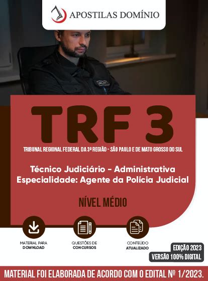 Apostila TRF 3ª Região 2023 Técnico Judiciário Administrativa