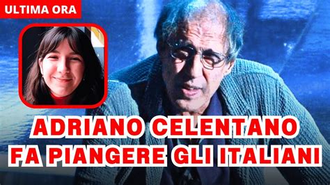 ADRIANO CELENTANO L ANNUNCIO IMPROVVISO SU GIULIA CECCHETTIN