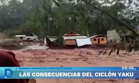 Los estragos y consecuencias del ciclón Yaku en el Perú