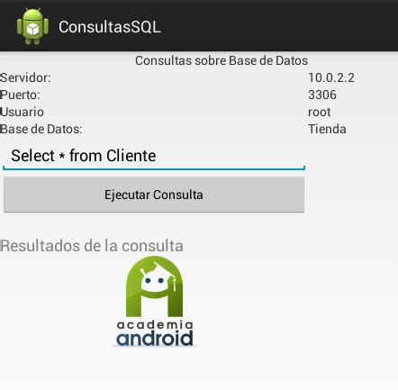 Ejemplo de conexión Android con base de datos MySQL Academia Android