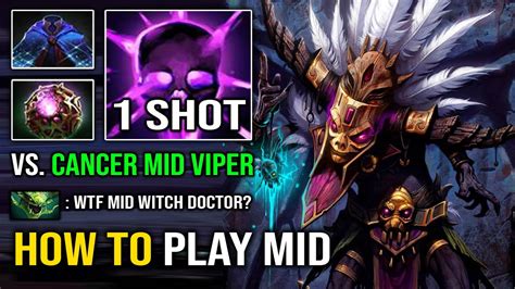 How To Play Mid Witch Doctor Against Cancer Viper With 1 Shot Maledict