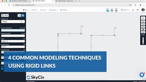 Common Modeling Techniques Using Rigid Links Youtube